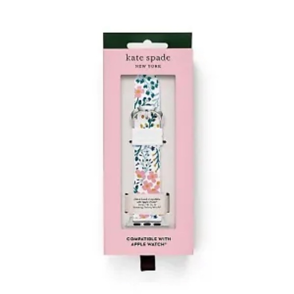 kate spade | Accessories | Kate Spade New York Apple Watch White Floral ...